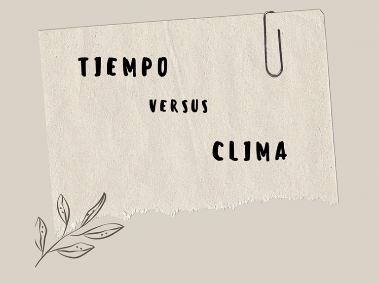 ¿Cuál es la diferencia entre clima y tiempo? - Billiken