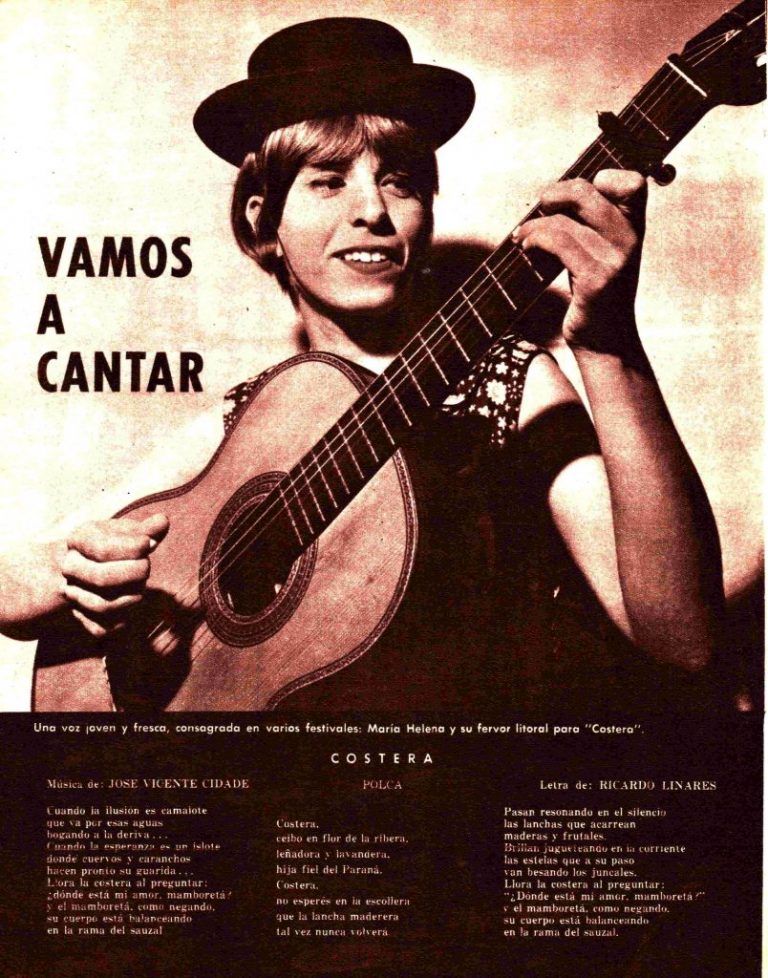 María Helena, la estrella de la canción folclórica litoraleña que ...