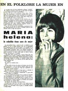 María Helena, la estrella de la canción folclórica litoraleña que ...