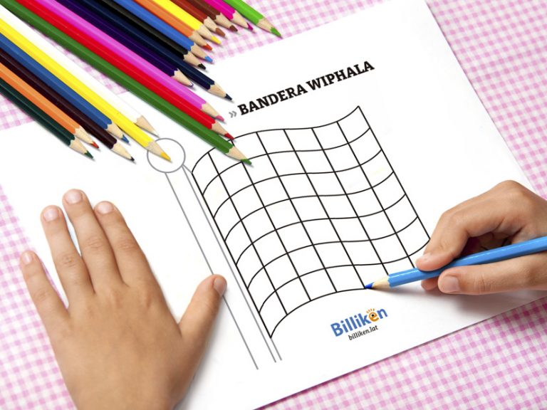 Bandera Wiphala para colorear e imprimir - Billiken