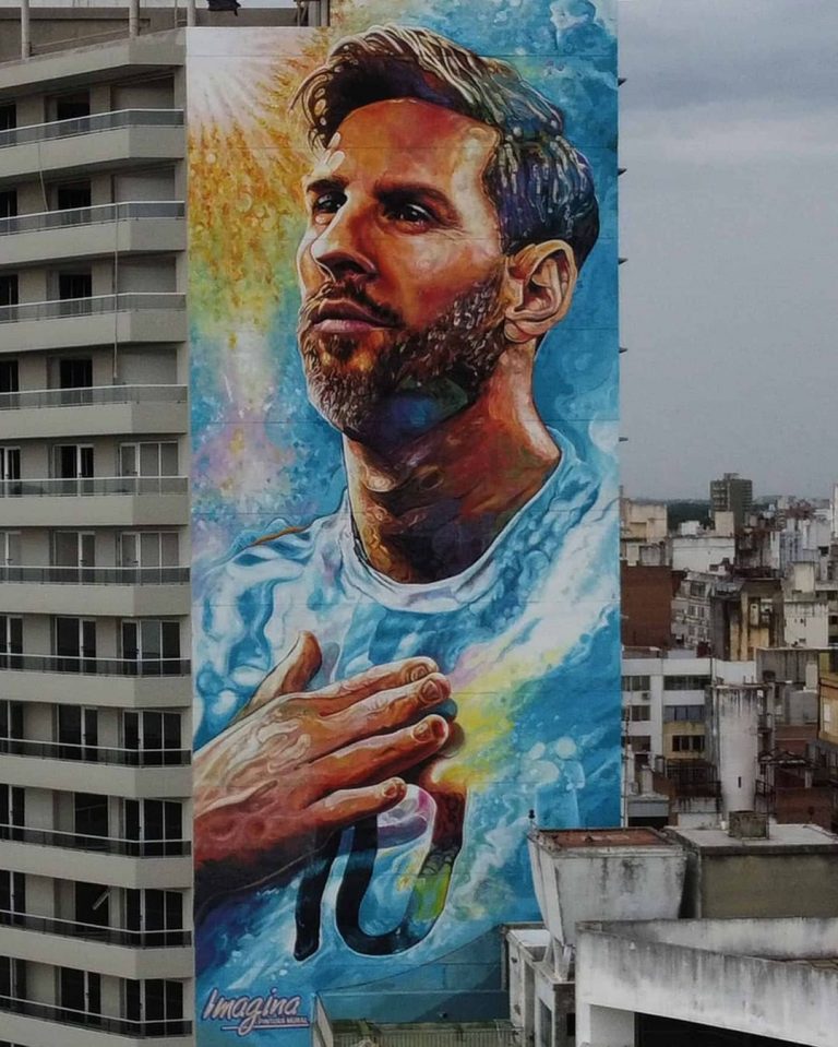 La Ciudad de Buenos Aires tiene un nuevo mural de Messi - Billiken