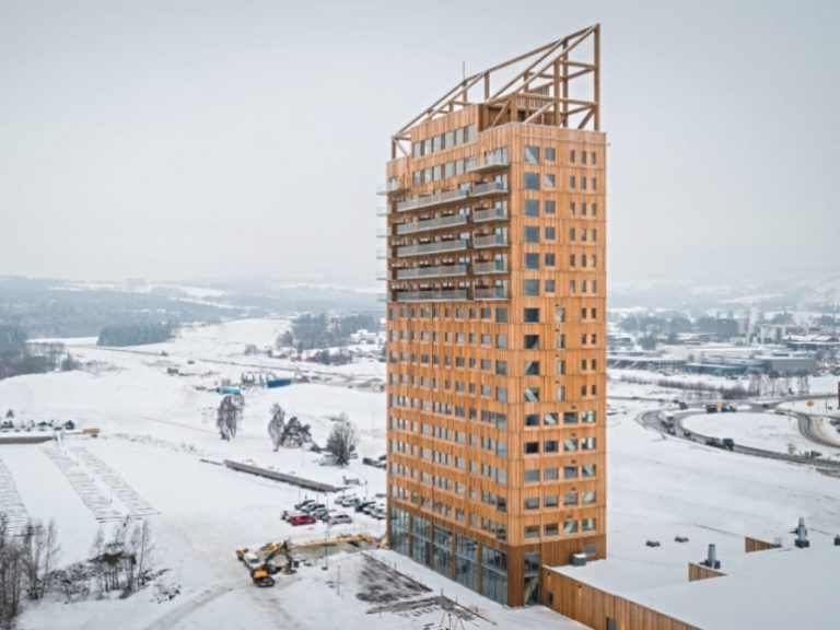¿Cuánto mide el edificio de madera más alto del mundo? - Billiken