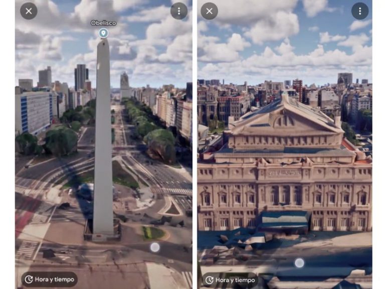 Google Maps lanzó una herramienta que permite visitar lugares de Buenos ...