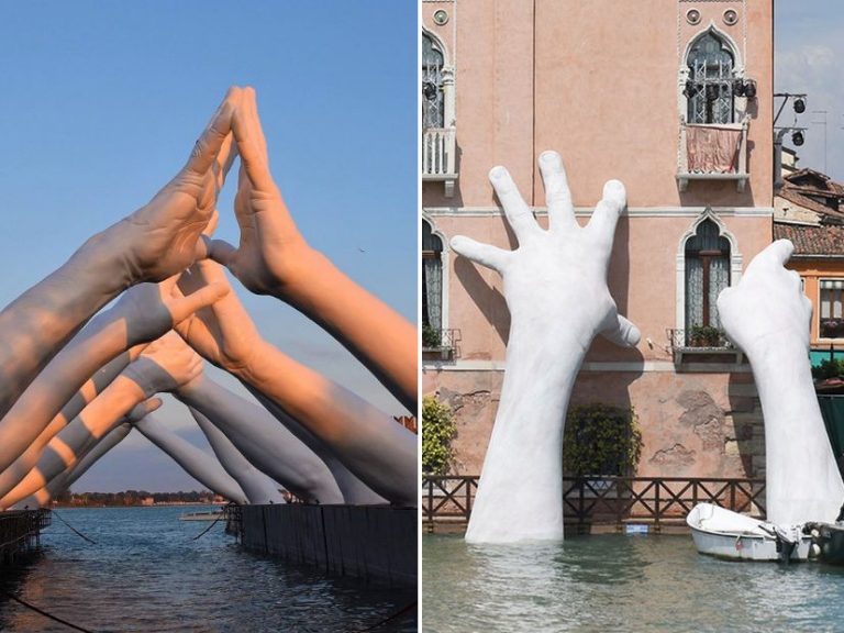 ¿Sabías que Venecia está repleta de manos gigantes? - Billiken