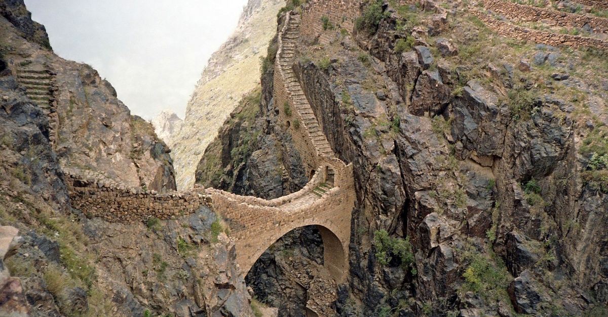 Shaharah, el increíble puente de Yemen que une a dos pueblos milenarios ...