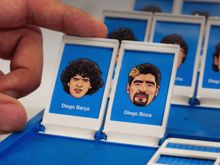 Hay un juego de mesa de Maradona en formato Guess Who (Adivina Quién ...