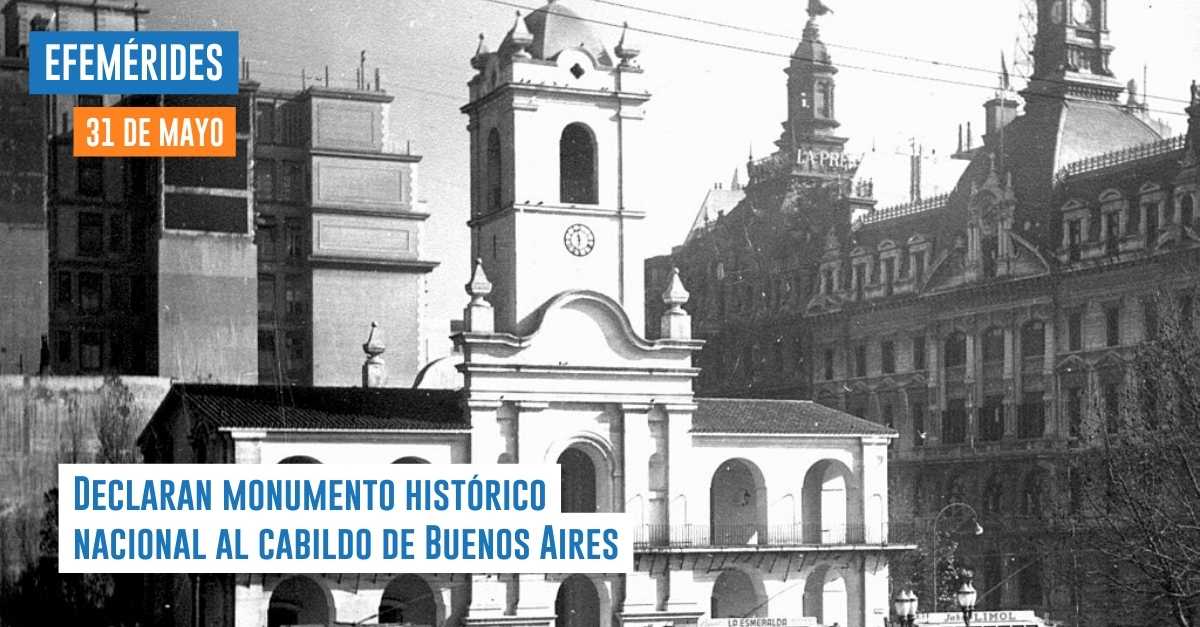 Efemérides del 31 de mayo - Billiken