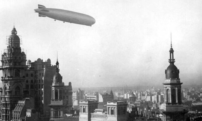 Graf Zeppelin: historia del enorme dirigible que cruzó Buenos Aires en ...