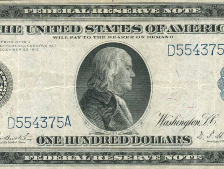 ¿Cuándo se imprimió el primer billete de 100 dólares de la historia ...