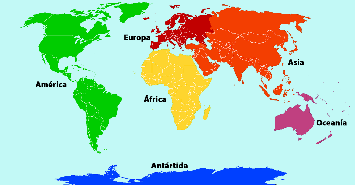 ¿Qué son los continentes y cuántos hay? - Billiken