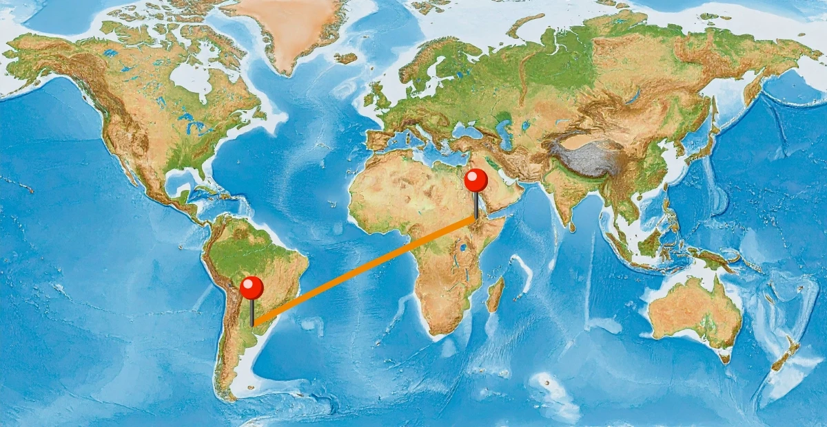 ¿Cómo se calcula la distancia entre dos puntos en un mapa? - Billiken